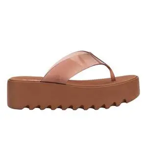 Melissa Thong Platform Sandals - Brown