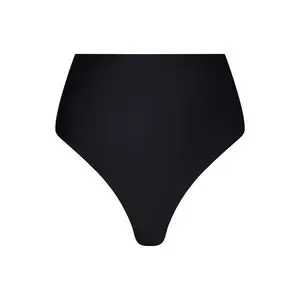 PLAYALUXE Palermo High Waist Bikini Bottom - Black