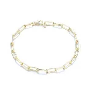 KAMARIA Paperclip Link Chain Bracelet - Gold