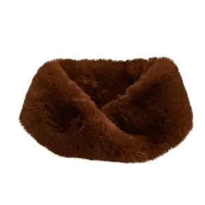 N'ONAT Nonat Alexa Faux Fur Collar & Cuff Set - Brown