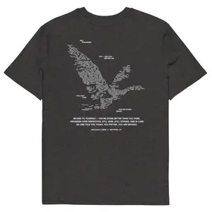 ANCHOR & CREW Heather Seven You Are Enough X Mental Health Editions T-shirt - Black