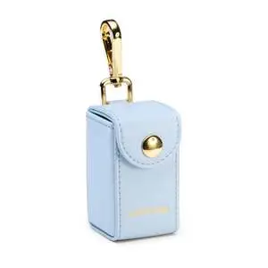 LOVEHOUND Vegan Leather Poop Bag Holder - Blue