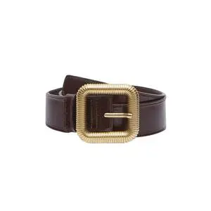 CARNEVALE Iria Leather Belt Brown