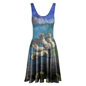 ALOHA FROM DEER Nightmares Circle Dress