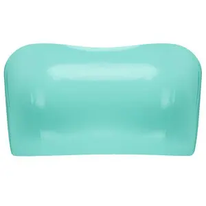 ELISSA POPPY Latex Crop Top
