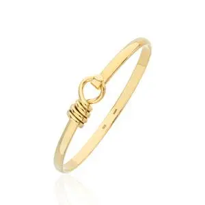 AUREE JEWELLERY Bayswater Vermeil Rope Bangle - Gold