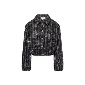 AMY LYNN Sequin Boucle Cropped Jacket