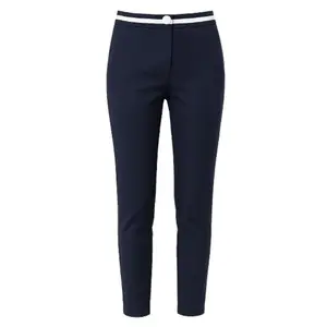 CONQUISTA Fitted Trousers With Contrast Stripe