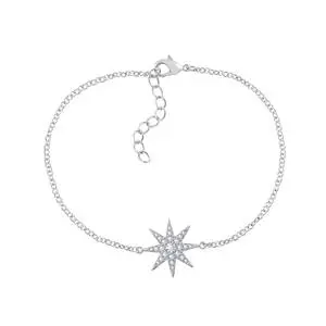 DIAMONBLISS Marilyn Monroe Hollywood Star Bracelet - White