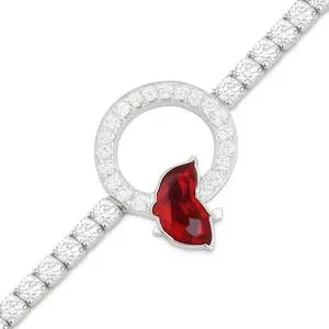 MAISON DE GALA Scarlet Butterfly Bracelet - Silver