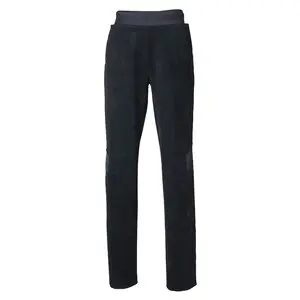 SMART AND JOY Suede And Satin Cigarette Pants