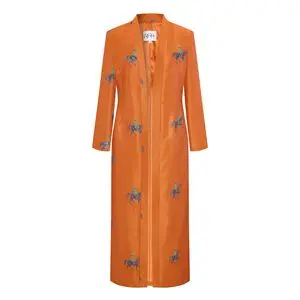 ROQAIA FASHION HOUSE Horse Jacquard Jacket