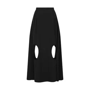 SOUR FIGS Cut-out Midaxi Flared Skirt