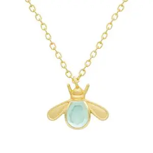 MARCIA MORAN Bumble Bee Pendant Necklace