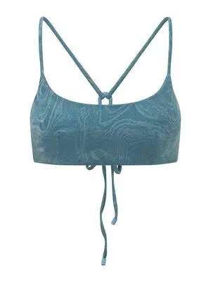 BAÍAH Aurora Balconette Bikini Top - Blue