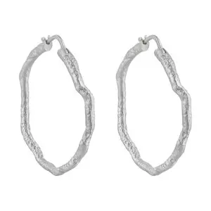 JANUS EDINBURGH Cairn Gorm Sterling Hoop Earrings - Silver