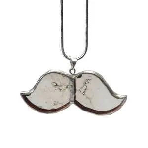 LAURA DAILI Neutrals / The Dandy Reflection Mirror Pendant