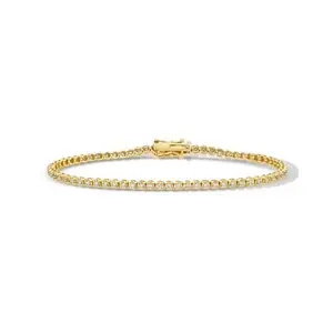 JEWELBIRD Diamond Tennis Bracelet - Gold