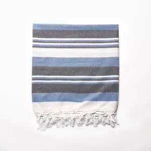 GREYMINT Blue / Grey Paros Throw - Blue/grey