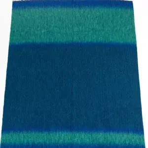 ELISKÁ Mohair Throw Rothko Peacock
