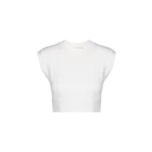 THE KOOZY Neva Fitted Top - White