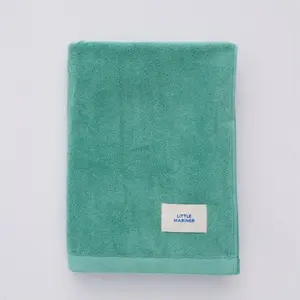 LITTLE MARINER Sage Terry Towel - Green