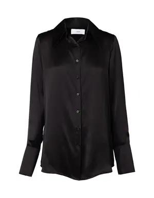 JORDAN Silk Button-down Blouse
