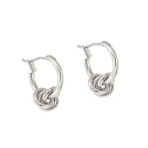 BIKO Echo 2-in-1 Hoop Earrings - Silver