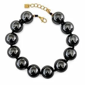 MICHAEL NASH JEWELRY Lucy Gumball Necklace - Black