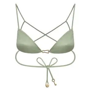 BIANCA RESORTWEAR India Bikini Top - Green
