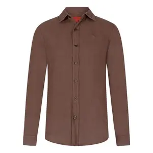 MAISON TANGERINE Neutrals/ Tobacco Linen Shirt For - Brown
