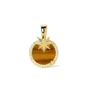 FREQNC ATELIER Star Charm Tiger’s Eye - Brown