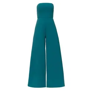 NOMI FAME Sarah Palazzo Pant Corset Jumpsuit - Green