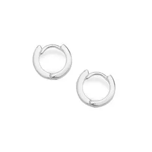 NELLOU JEWELLERY Huggies Earrings Sterling - Silver