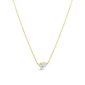 SHYMI Pear Pendant Necklace - Gold