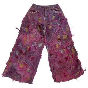 Zastastudio Raw Edge Hem Bottoms For Women