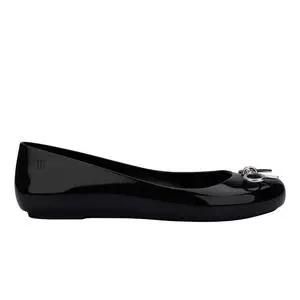 Melissa Sweet Love Chrome Ballet Flat - Black