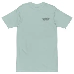 ANCHOR & CREW Ice Gustatory Originals Good Taste... Heavy Cotton Embroidered T-shirt - Blue