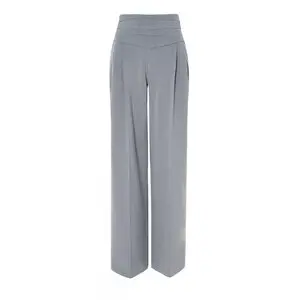 AGGI BY HALEWSKI Wide Leg Pleated Trousers