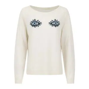 CATNIP AND SEAWEED Evil Eye Cashmere Sweater