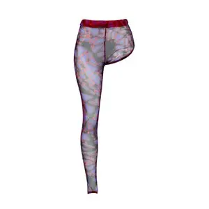 PALOMA LIRA Web Armor One Leg Tights - Red