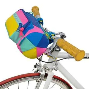 MOKUYOBI Carnival Spiral Bike Barrel Bag - Blue