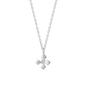 SPERO LONDON Natural Textured Sterling Pendant Necklace - Silver