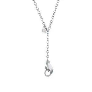 Lily Charmed Silver Tone Necklaces