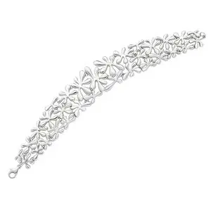 LUCY QUARTERMAINE Lucy Quartermaine Sterling Silver Splash Bracelet Silver