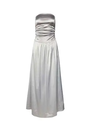 AMY LYNN Micha Maxi Satin Dress
