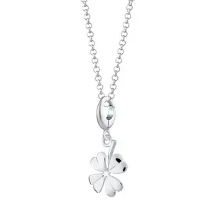 LILY CHARMED Sterling Four Leaf Clover Charm Necklace - Silver