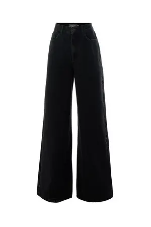 EXQUISE Regular Madalyn Wide Leg Jeans