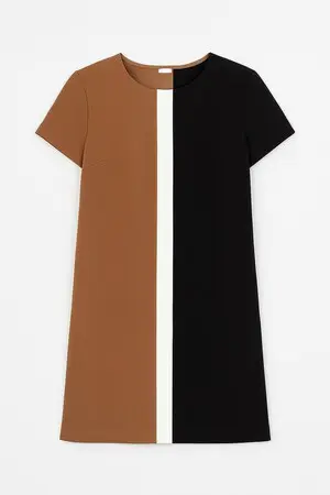 CONQUISTA Straight Short Sleeve Dress