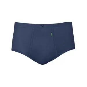 ZD ZERO DEFECTS Senior Fly Front Briefs – Premium Egyptian Cotton Comfort Dark - Blue